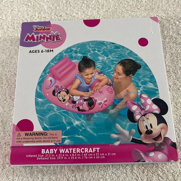 Disney | Swim | Disney Junior Minnie Mouse Baby Watercraft Raft Float ...